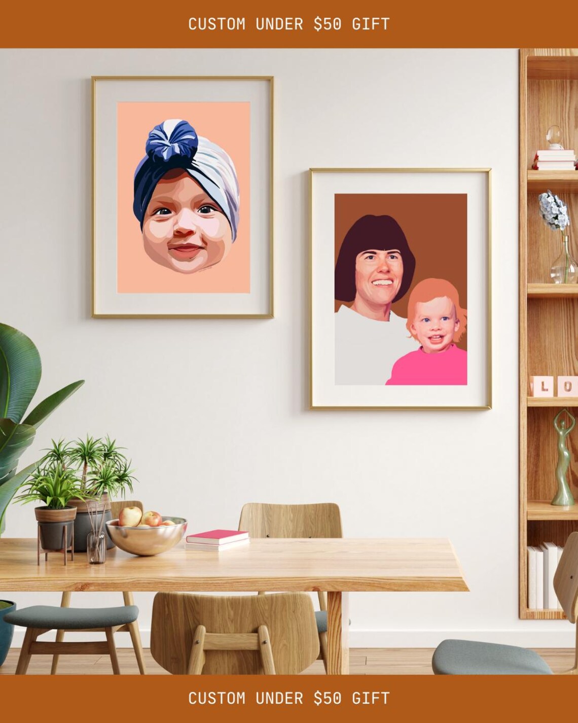 Custom Drawing, Cartoon Drawing Portrait, Personalized Portrait From ...