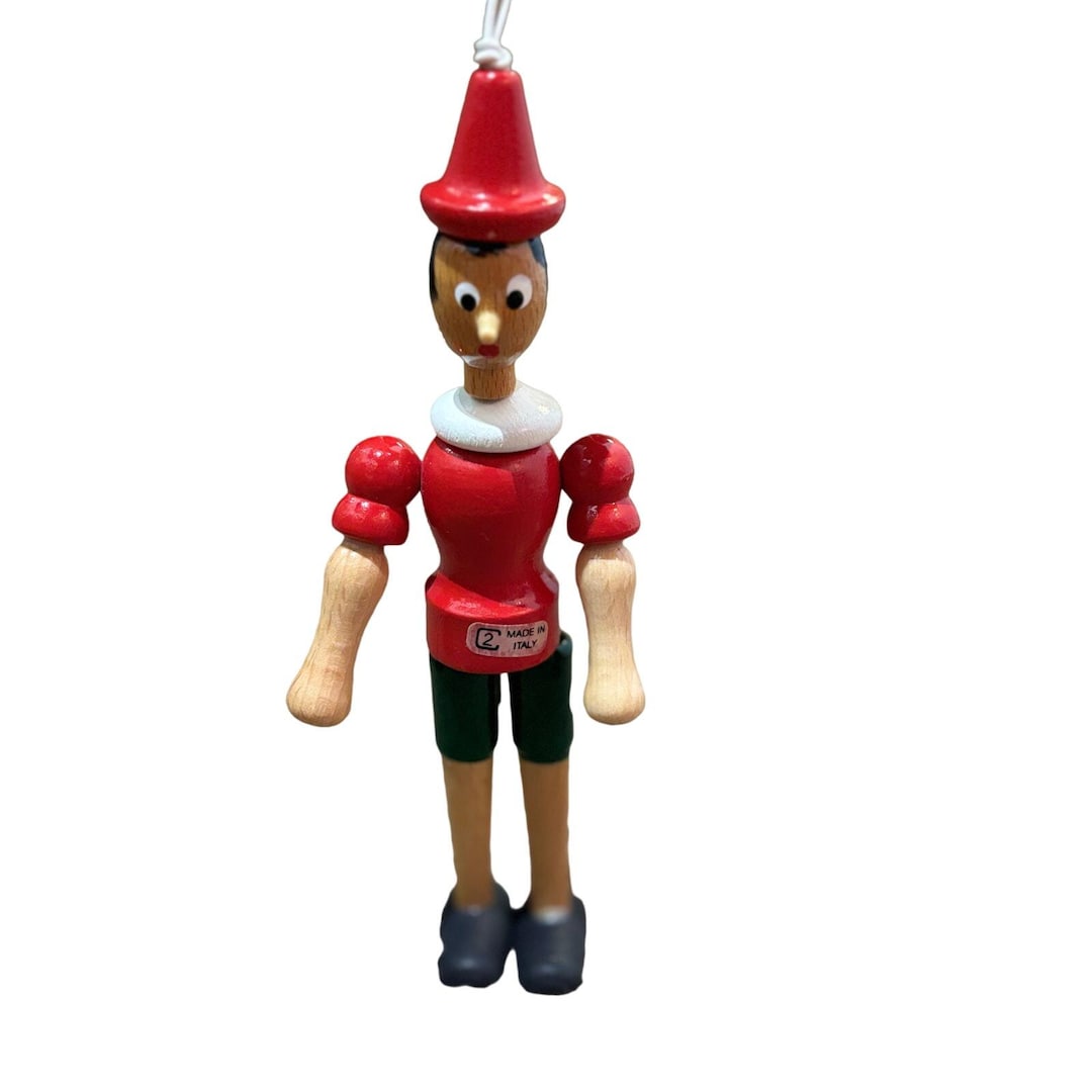Vintage Wooden Pinocchio. Made in Italy Moveable Jointparts - Etsy