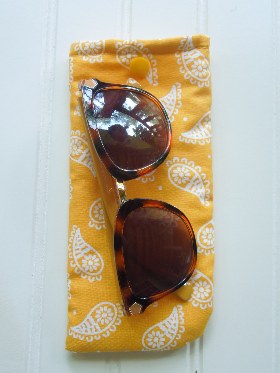 Padded Eyeglass Cover Eyeglass Case Eyeglass Pouch for | Etsy