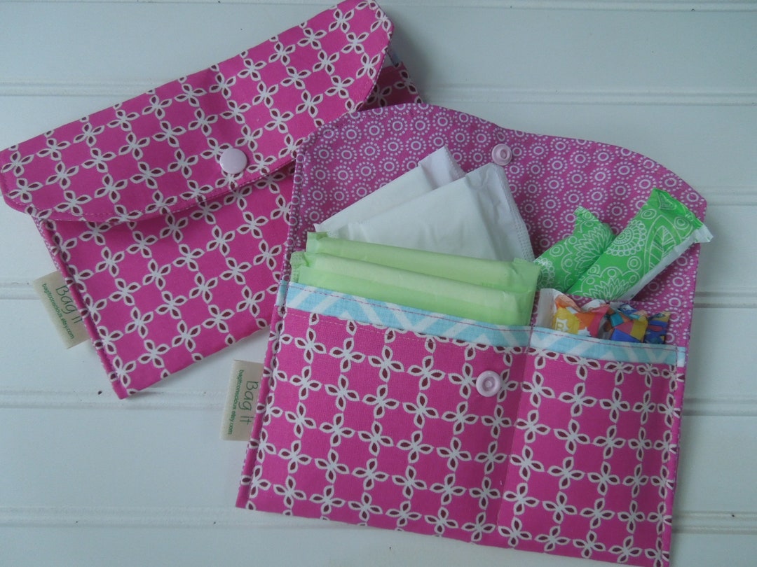 Privacy Pouch - Sanitary Pad Holder - Feminine Hygiene Pouch - Discrete ...