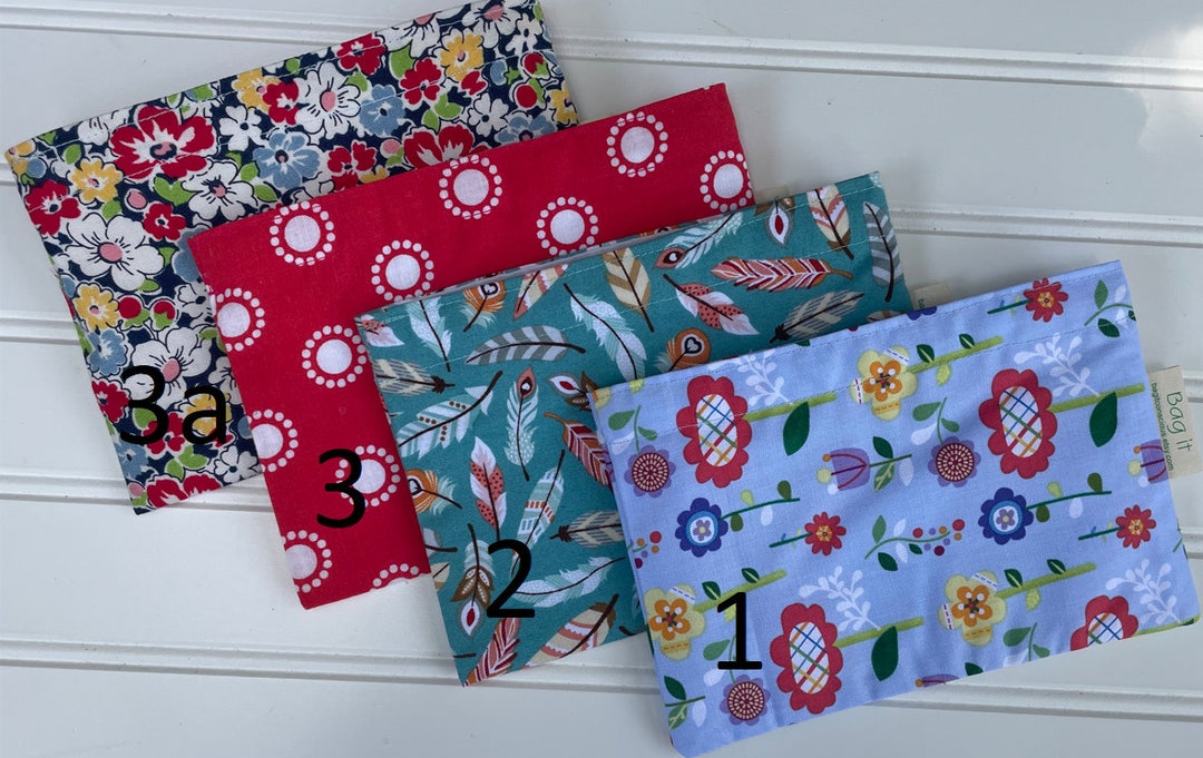 Reusable Snack Bags Reuse Snack Bag Fabric Snack Bag Eco Friendly Snack ...