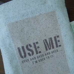 Canvas Lunch Bag Recycled Cotton Lunch Bag Gender Neutral Lunch Bag ...