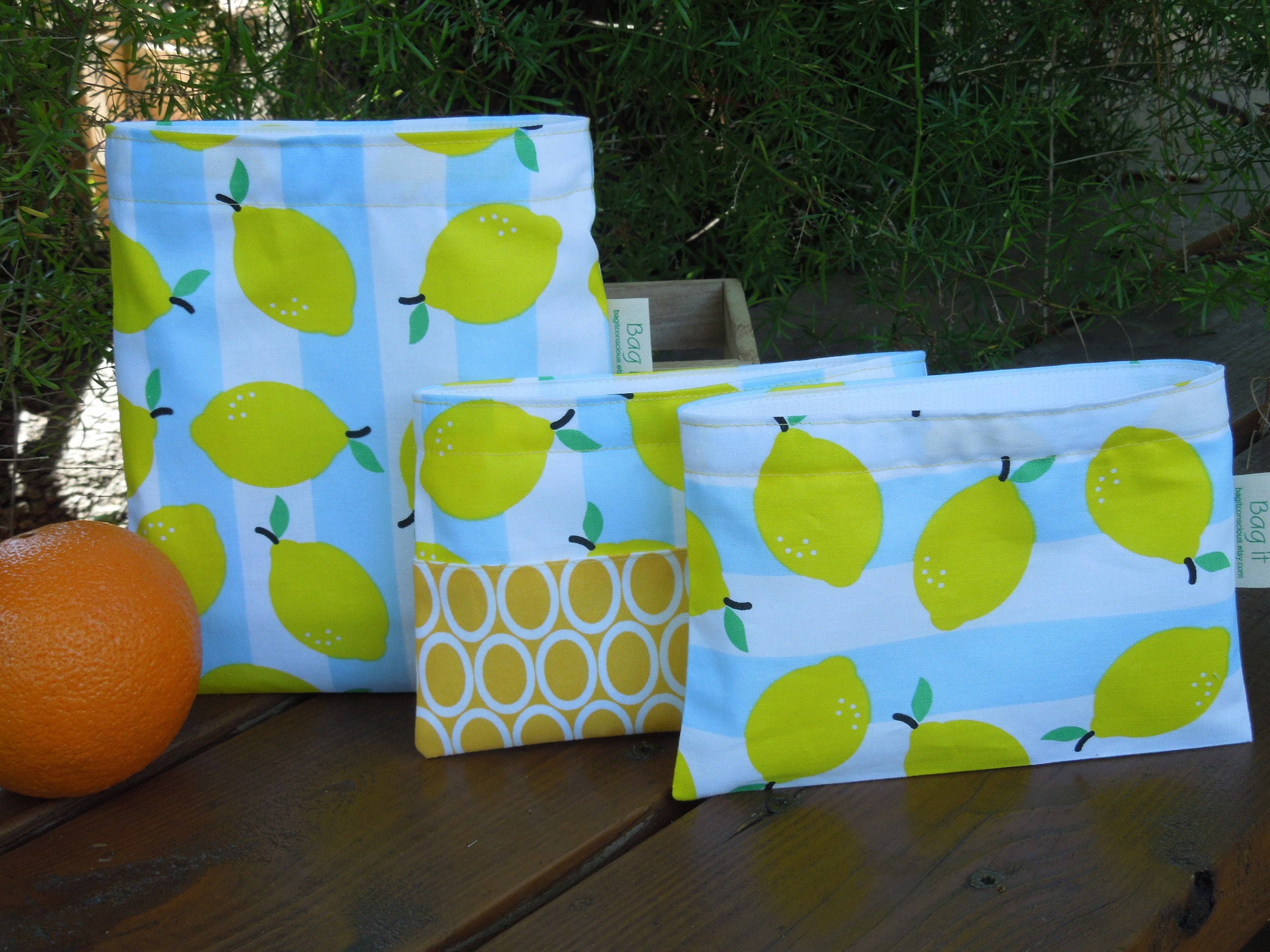 Reusable sandwich bags Reusable snack bag Fabric sandwich | Etsy