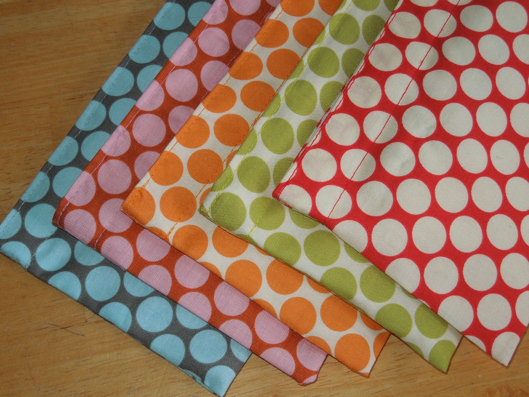 Five Reusable Snack Bags Reuse Snack Bags Fabric Snack Bag - Etsy