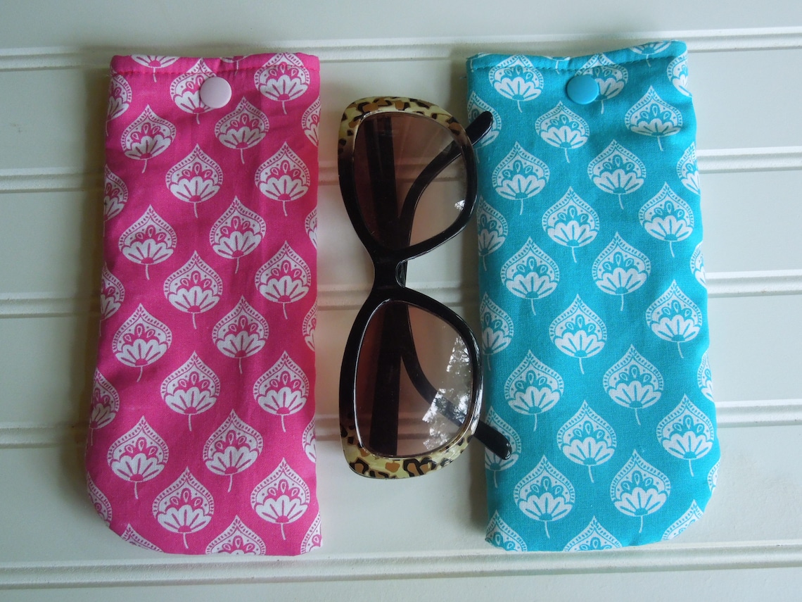 Padded Eyeglass Cover Eyeglass Case Eyeglass Pouch for - Etsy