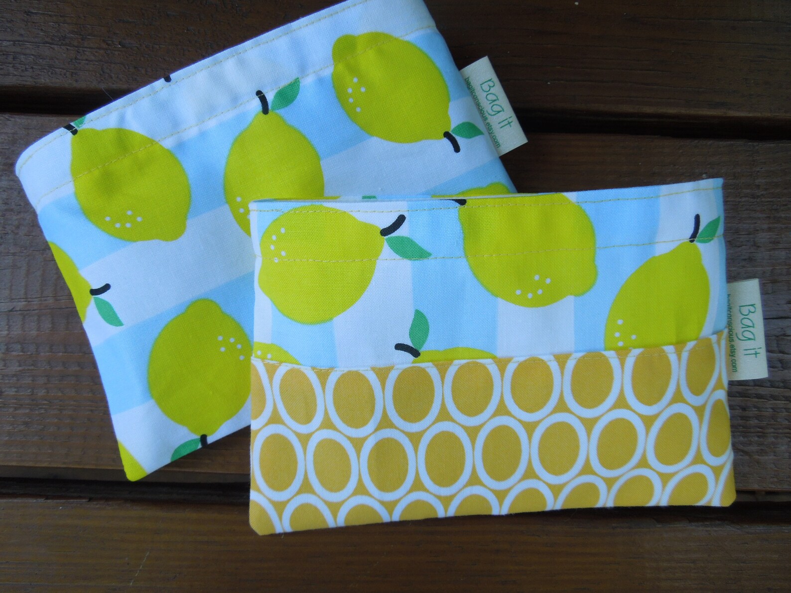 Reusable sandwich bags Reusable snack bag Fabric sandwich | Etsy