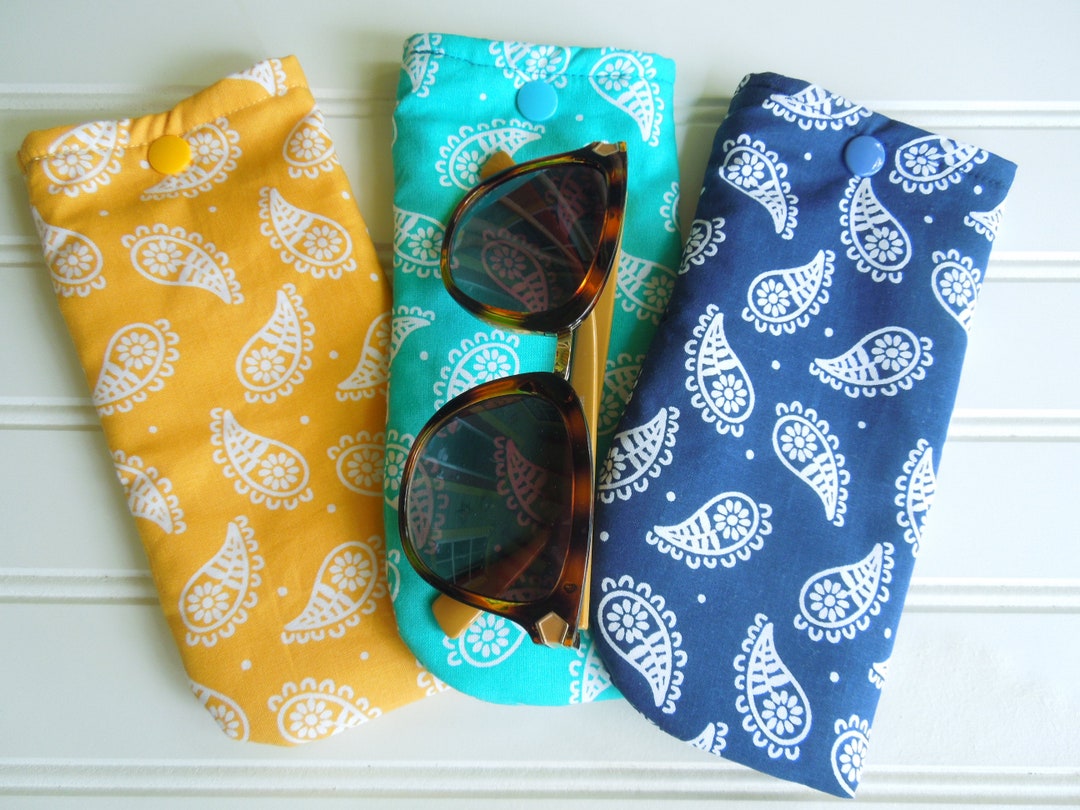 Padded Eyeglass Cover, Eyeglass Case, Eyeglass Pouch - for Reading and ...