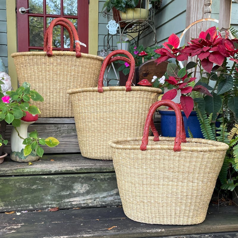 African Bolga Basket Purse - Etsy