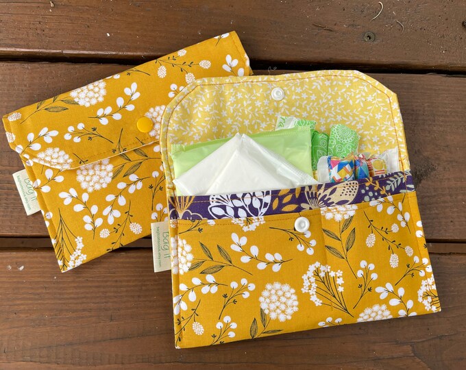 Privacy Pouch - Sanitary Pad Holder - Feminine Hygiene Pouch - Tampons ...