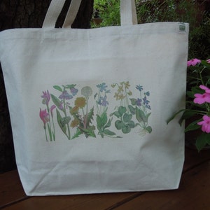 Large Canvas Tote Natural Cotton Market Tote Farmers Market Reusable ...