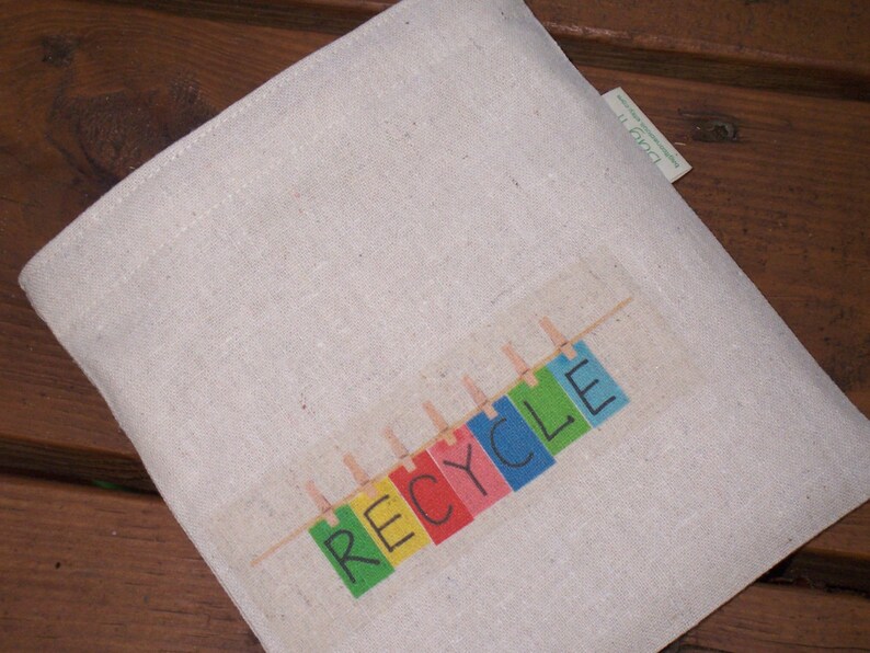 Canvas Lunch Bag Recycled Cotton Lunch Bag Gender Neutral - Etsy
