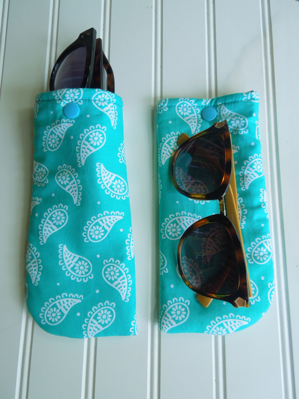 Padded Eyeglass Cover Eyeglass Case Eyeglass Pouch for | Etsy