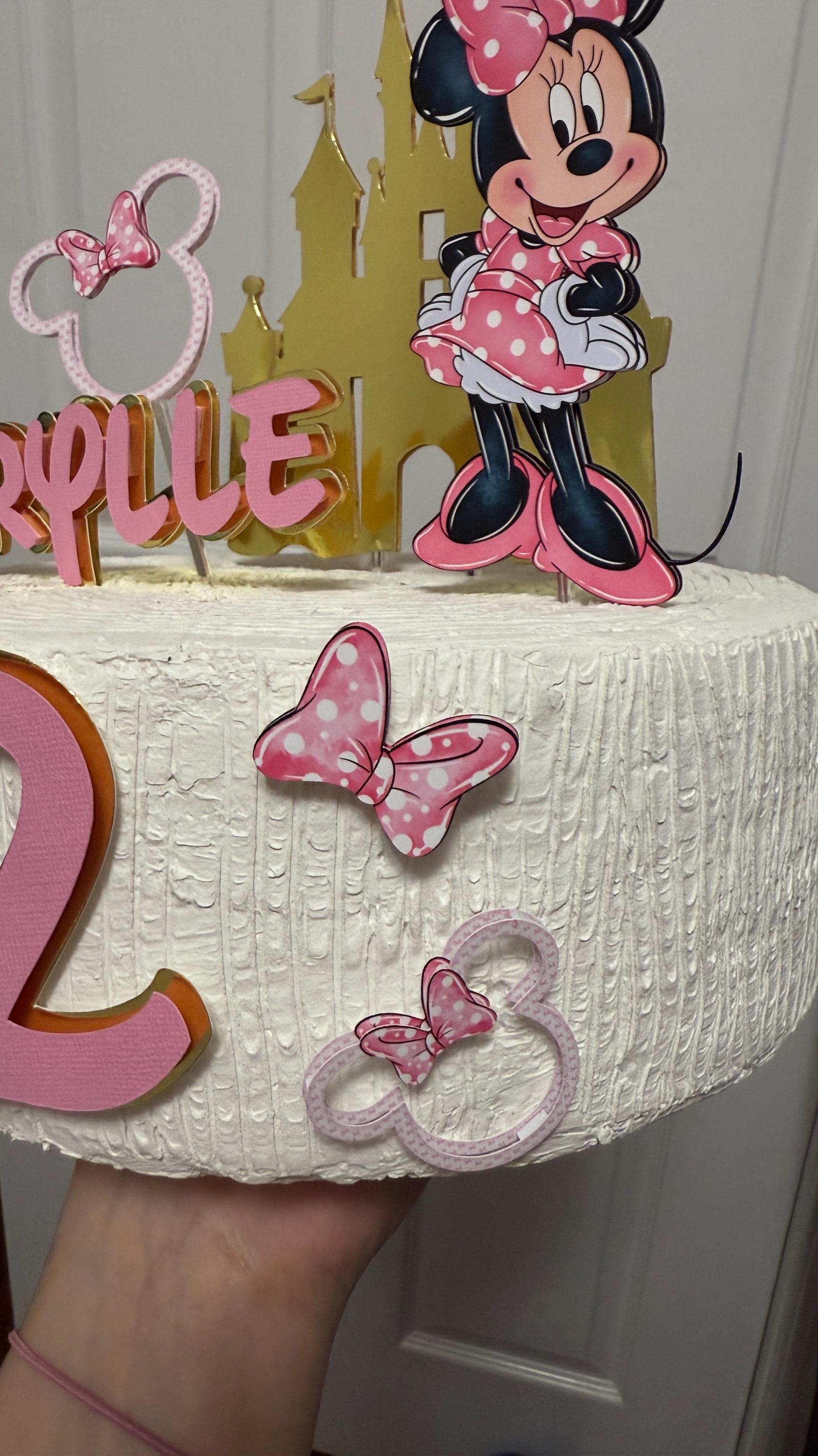 Minnie Mouse Cake Topper - Etsy