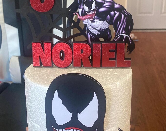 Venom Cake Topper - Etsy