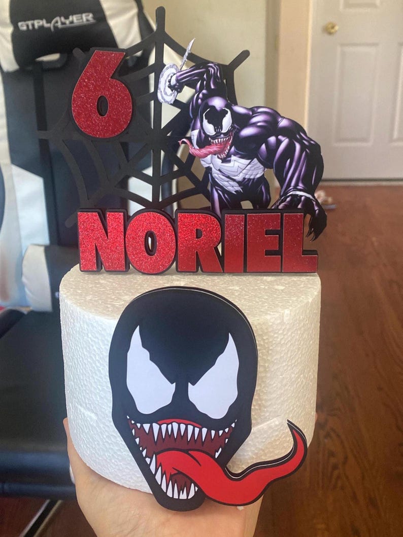 Venom Cake Topper - Etsy