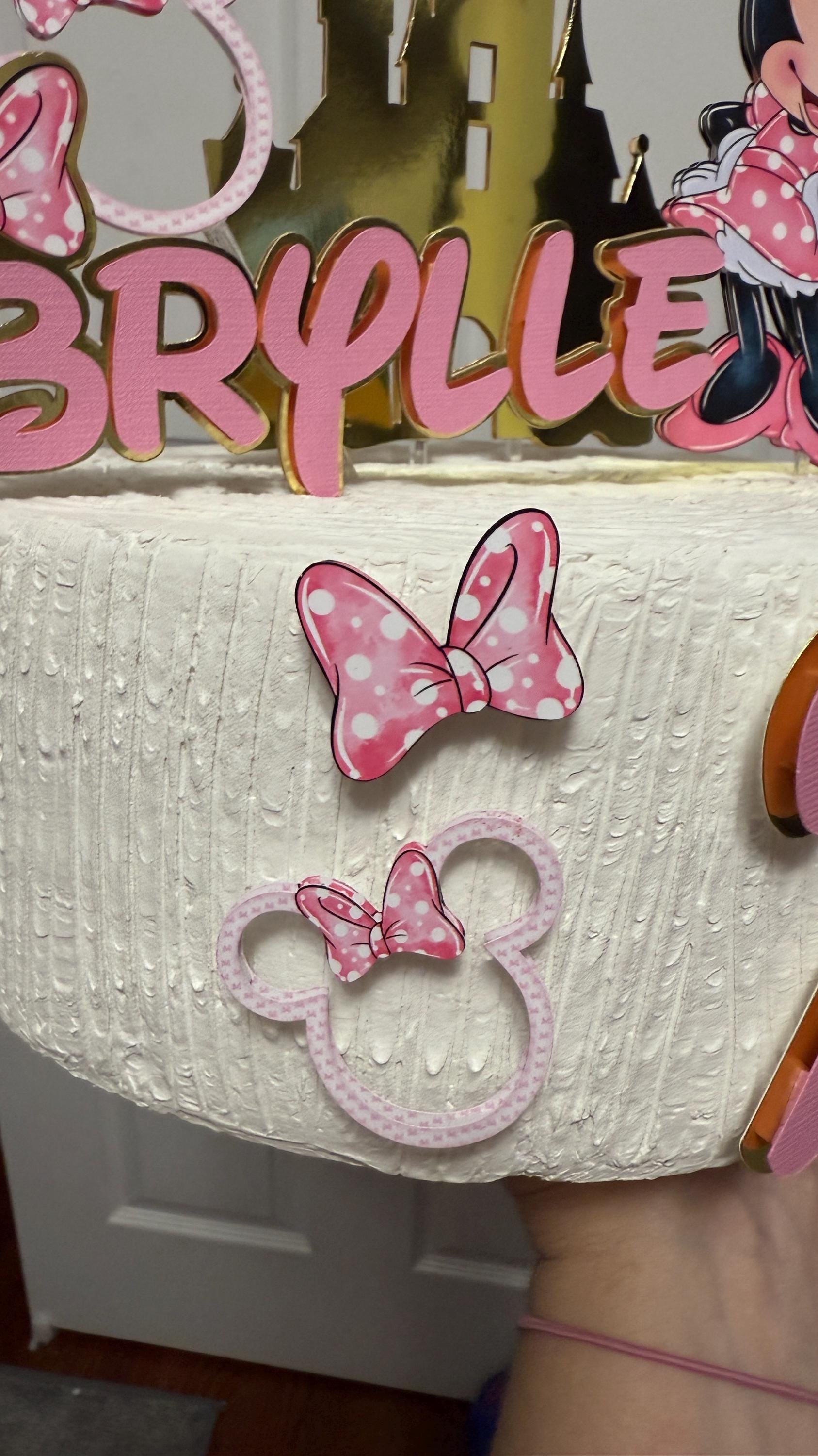 Minnie Mouse Cake Topper - Etsy