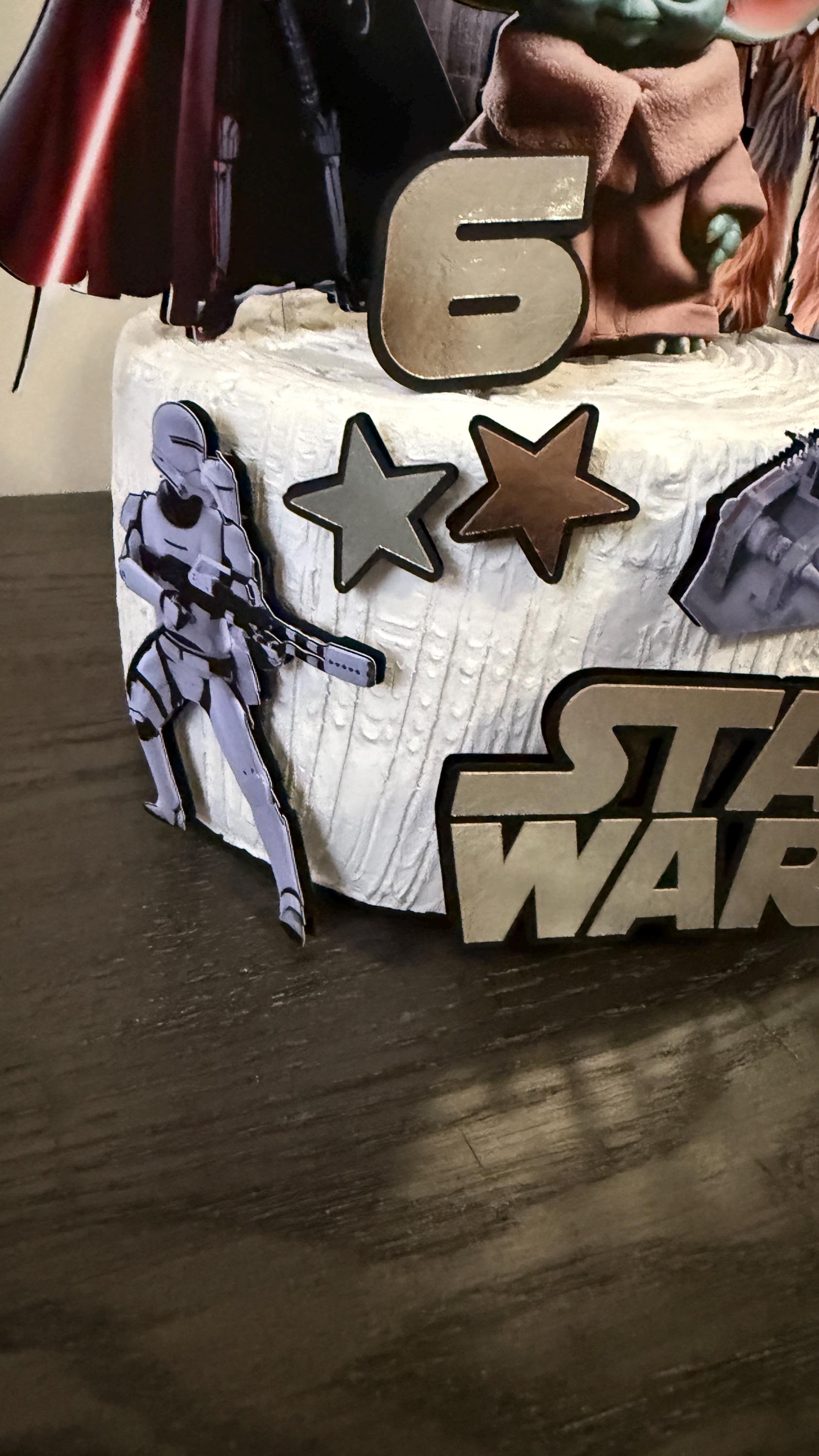 Starwars Cake Topper - Etsy