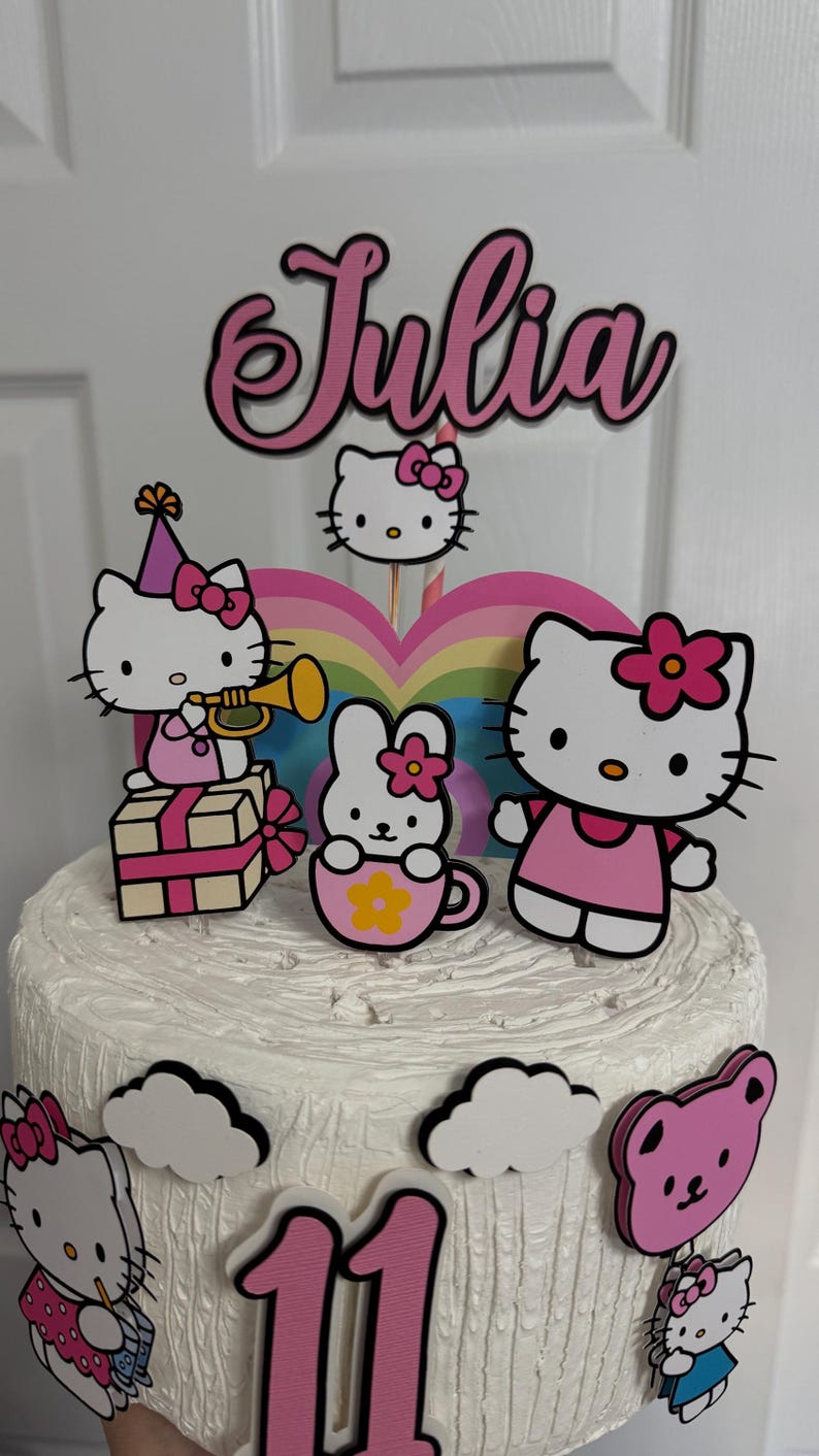 Kitty Cake Topper - Etsy
