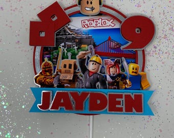 Roblox Cake Topper - Etsy