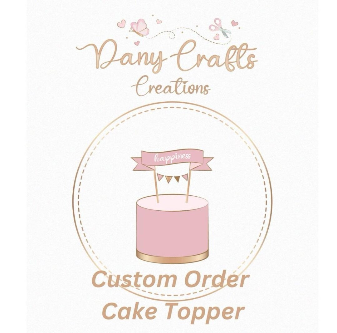 Custom Order Cake Topper for Roniece - Etsy