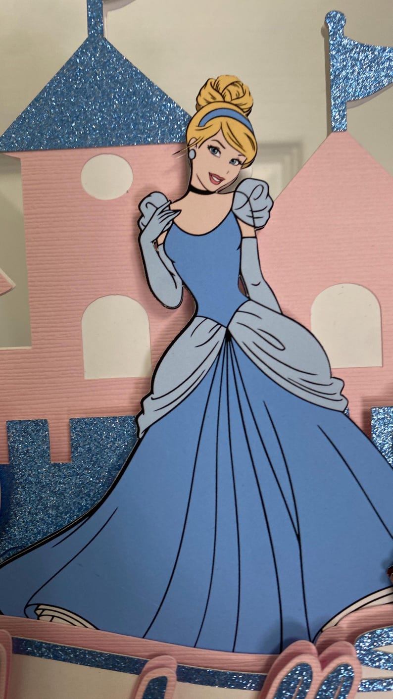 Princess Cinderella Cake Topper - Etsy