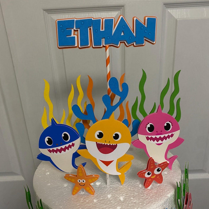 Baby Shark Cake Topper - Etsy