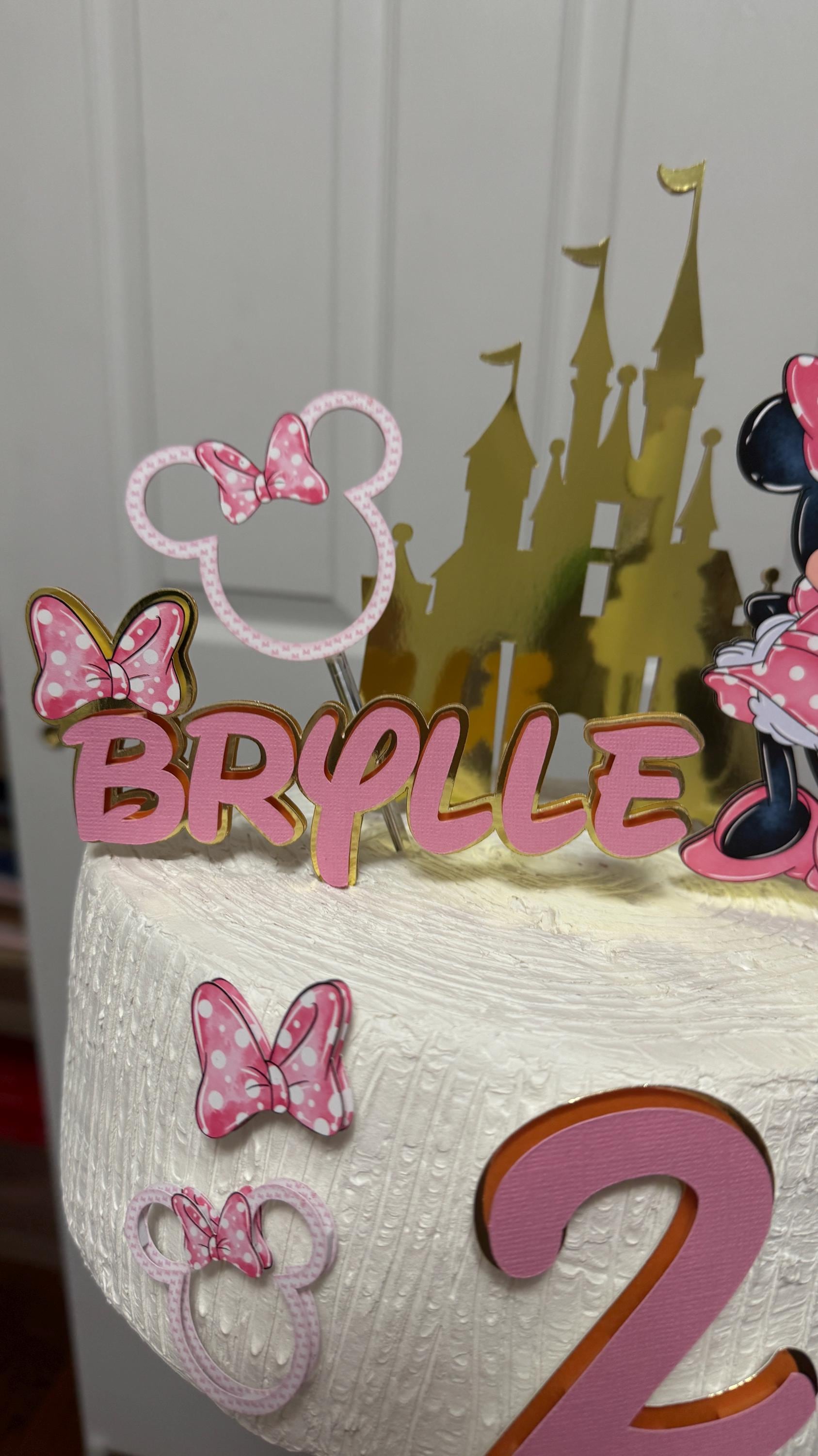 Minnie Mouse Cake Topper - Etsy