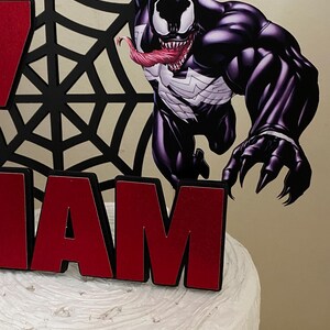 Venom Cake Topper - Etsy
