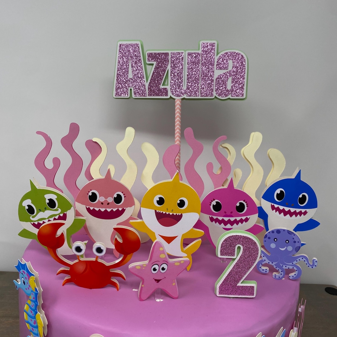 Baby Shark Cake Topper - Etsy