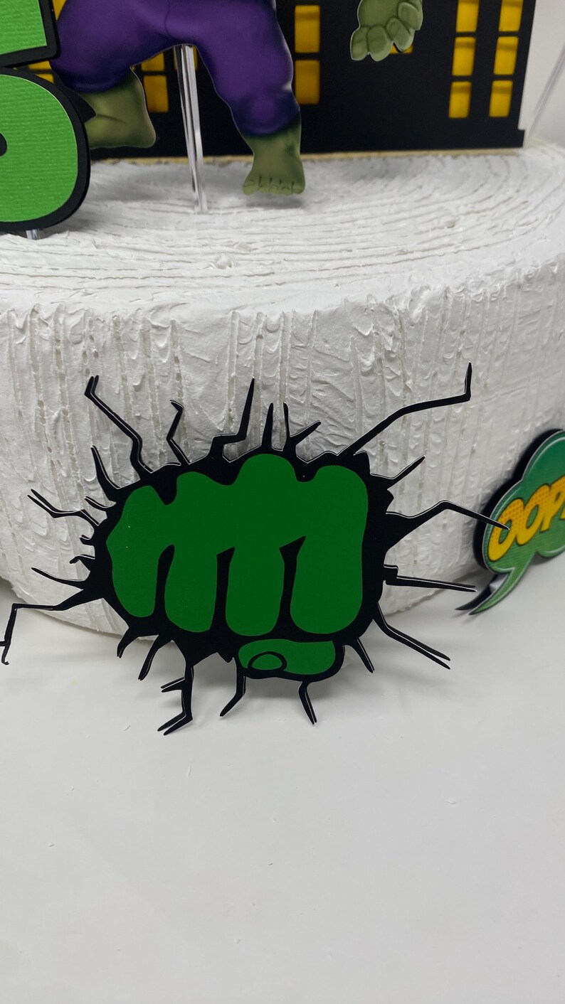 Hulk Cake Topper - Etsy