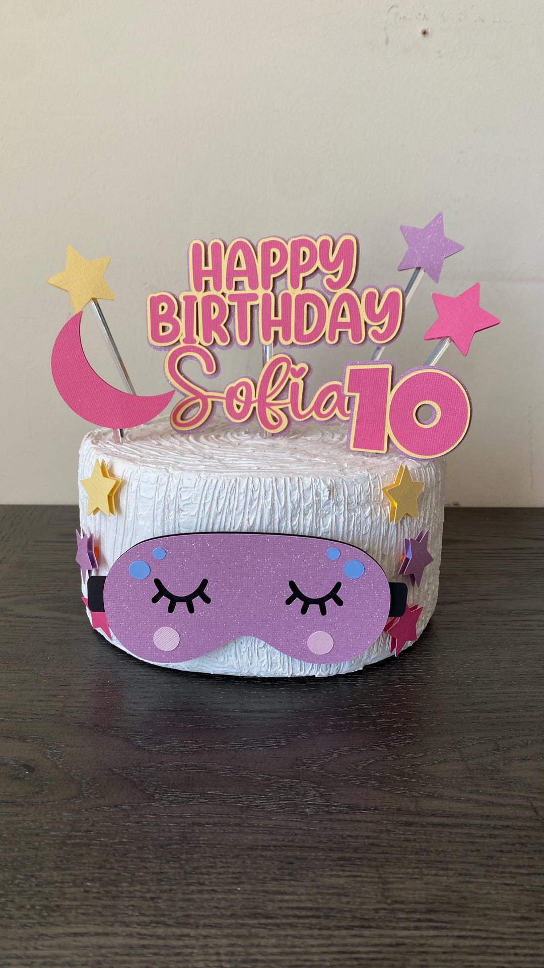 Pajama Party Cake Topper - Etsy