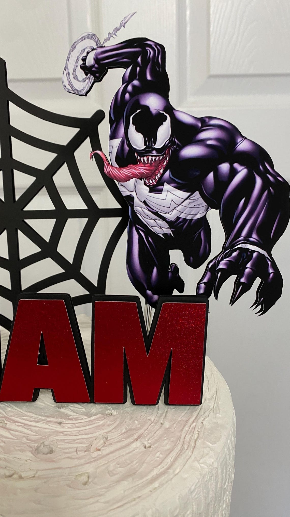 Venom Cake Topper - Etsy