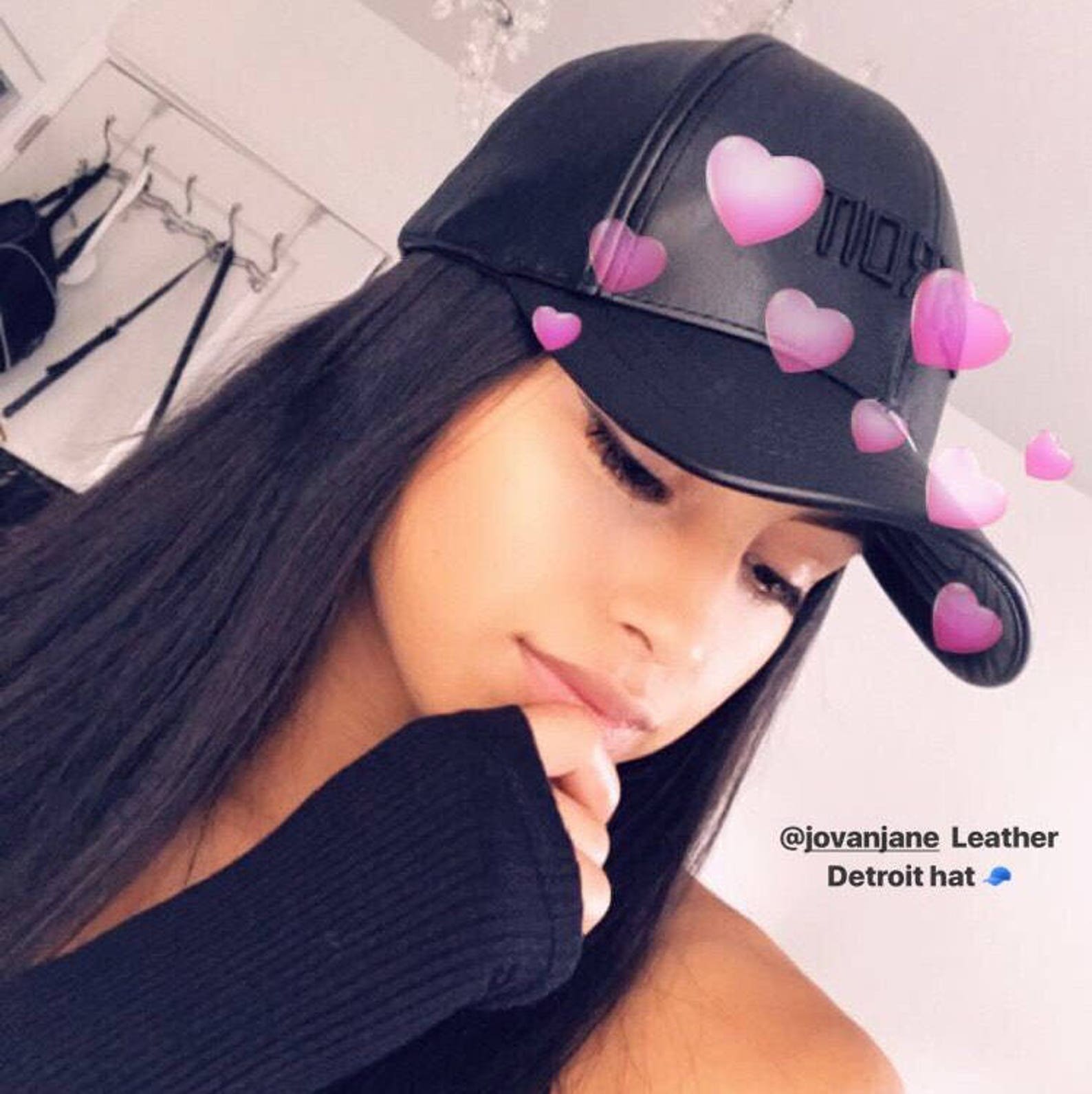 Detroit Black Leather Baseball Cap - Etsy
