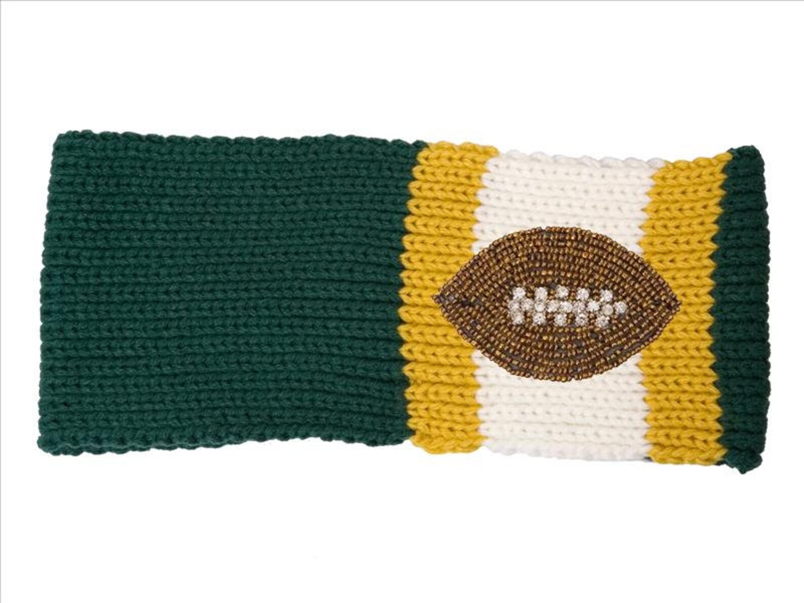 Green Bay Packers Inpsired Football Ear Warmer Headband - Etsy