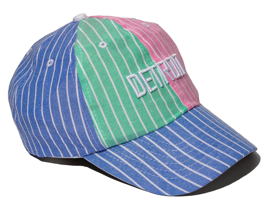 Detroit Pinstripe Baseball Cap - Etsy