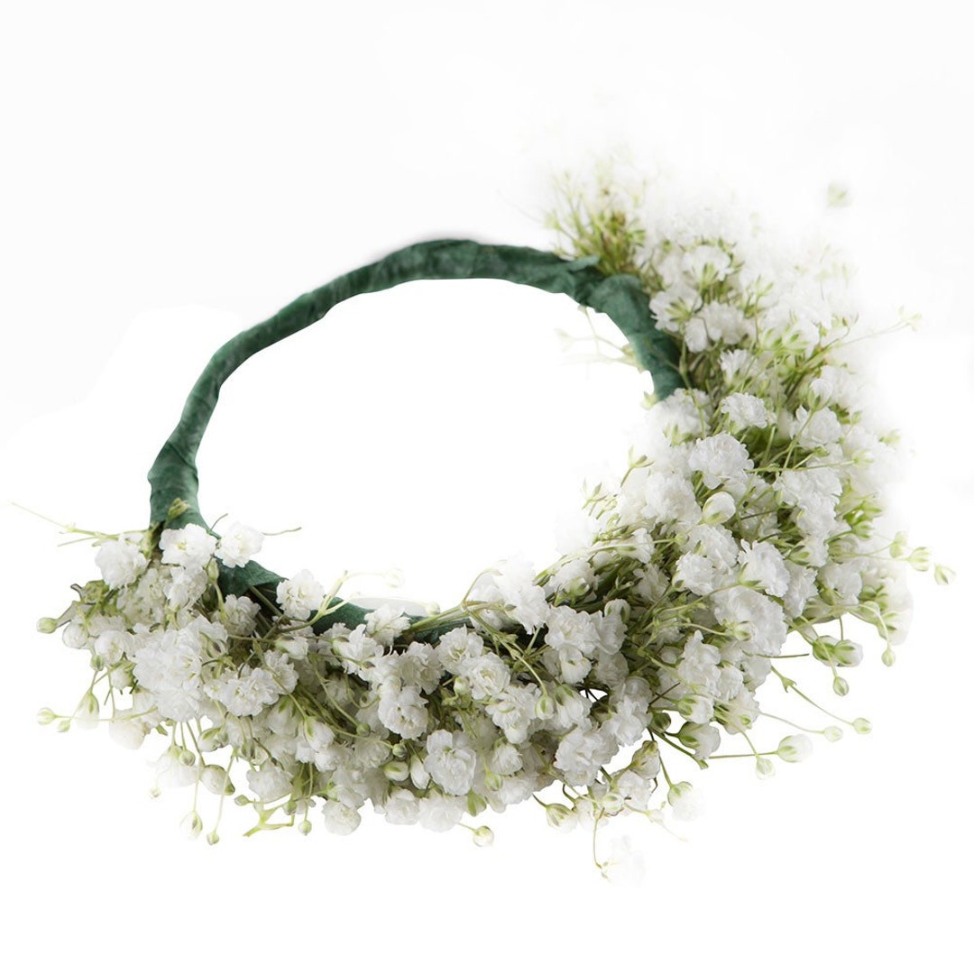 Fresh Baby's Breath Flower Crown - Etsy