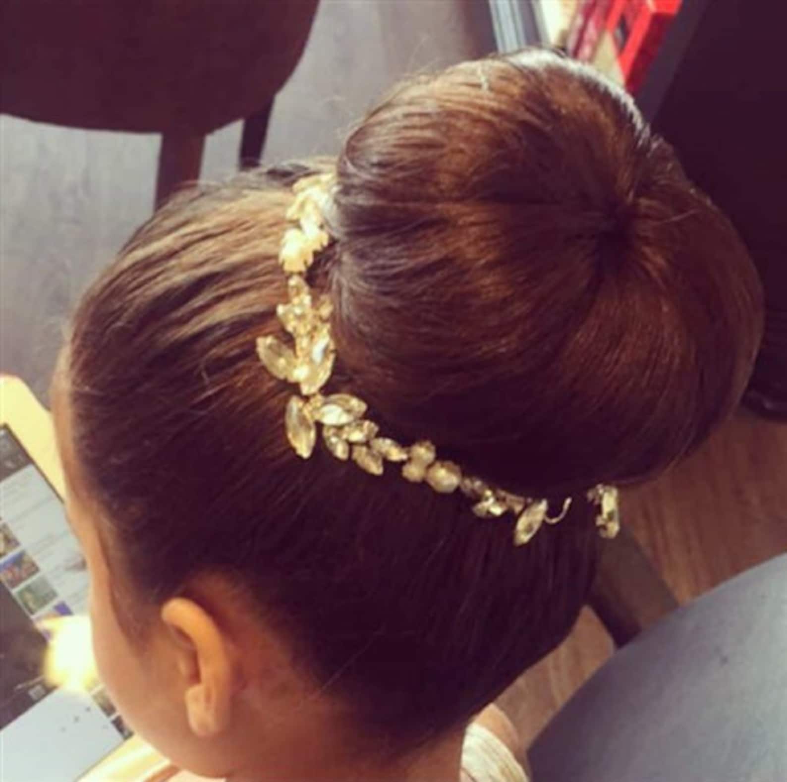 Gold or Silver Plated Crystal Rhinestone Headpiece With Pearls - Etsy