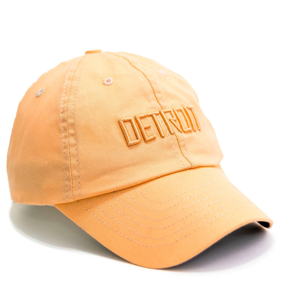 Detroit Peach Fuzz Baseball Cap - Etsy