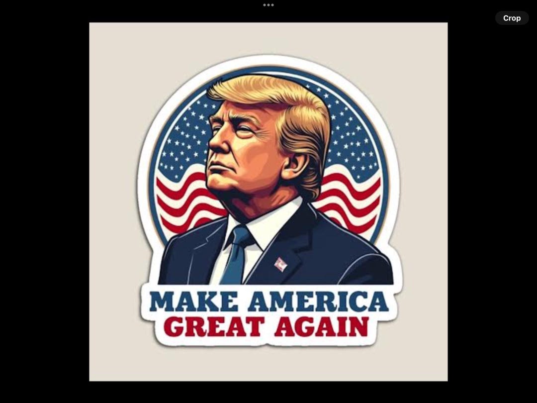 Trump MAGA Sticker - Etsy