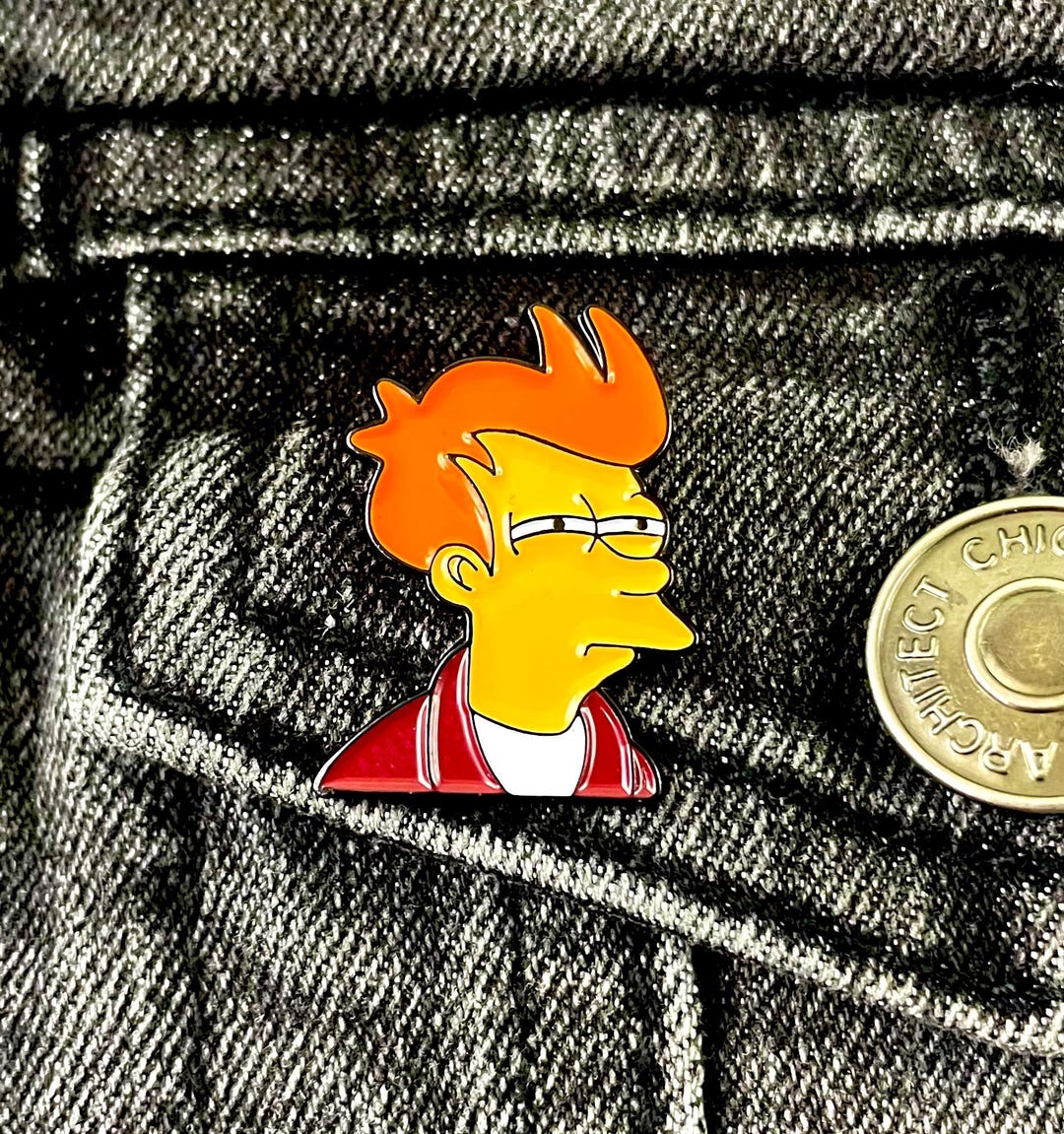 1-inch Fry Futurama Enamel Pin - Etsy