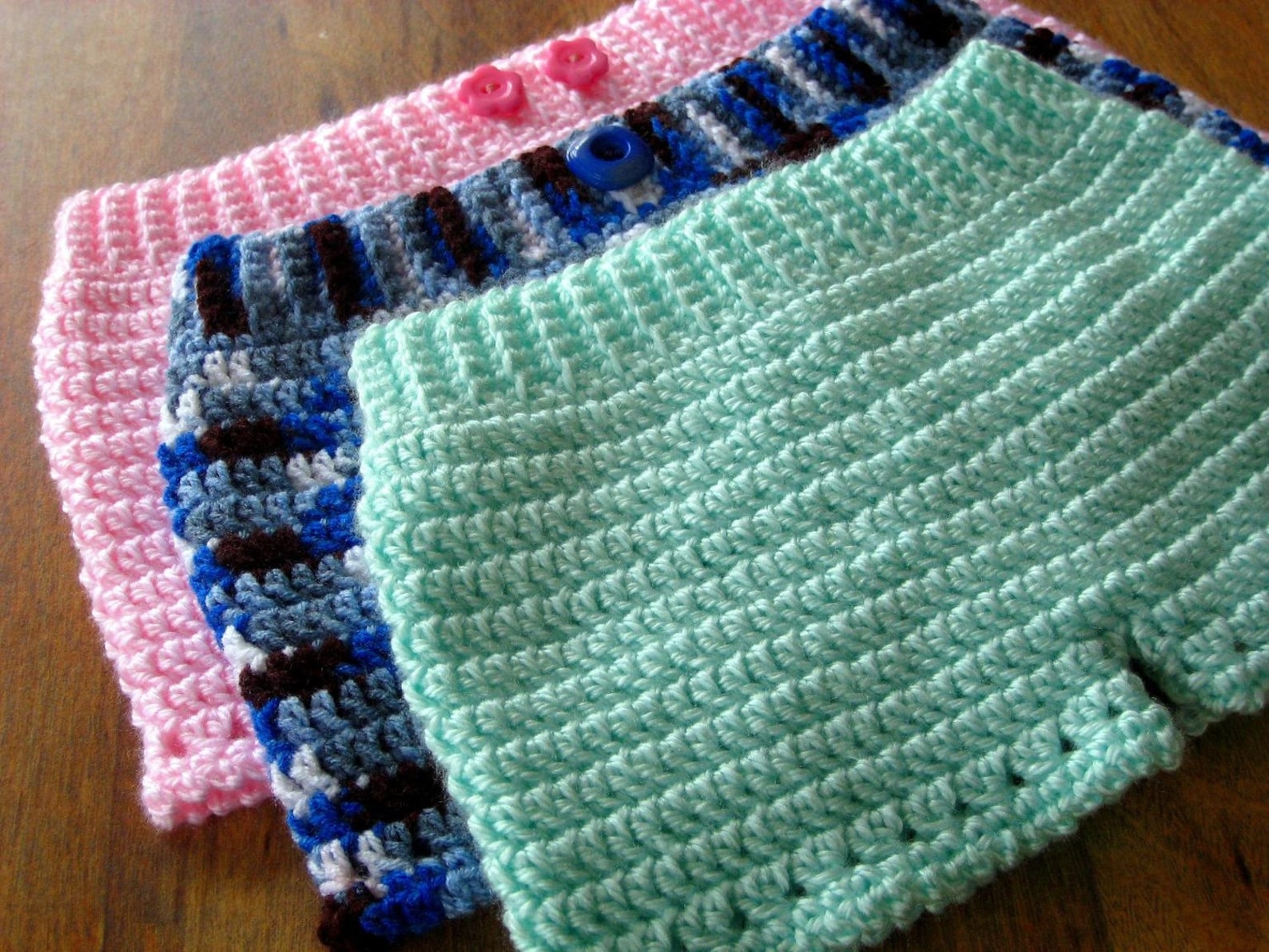 PDF CROCHET PATTERN, Diaper Cover Sizes 0 to 9 Months Boy Girl Infant ...