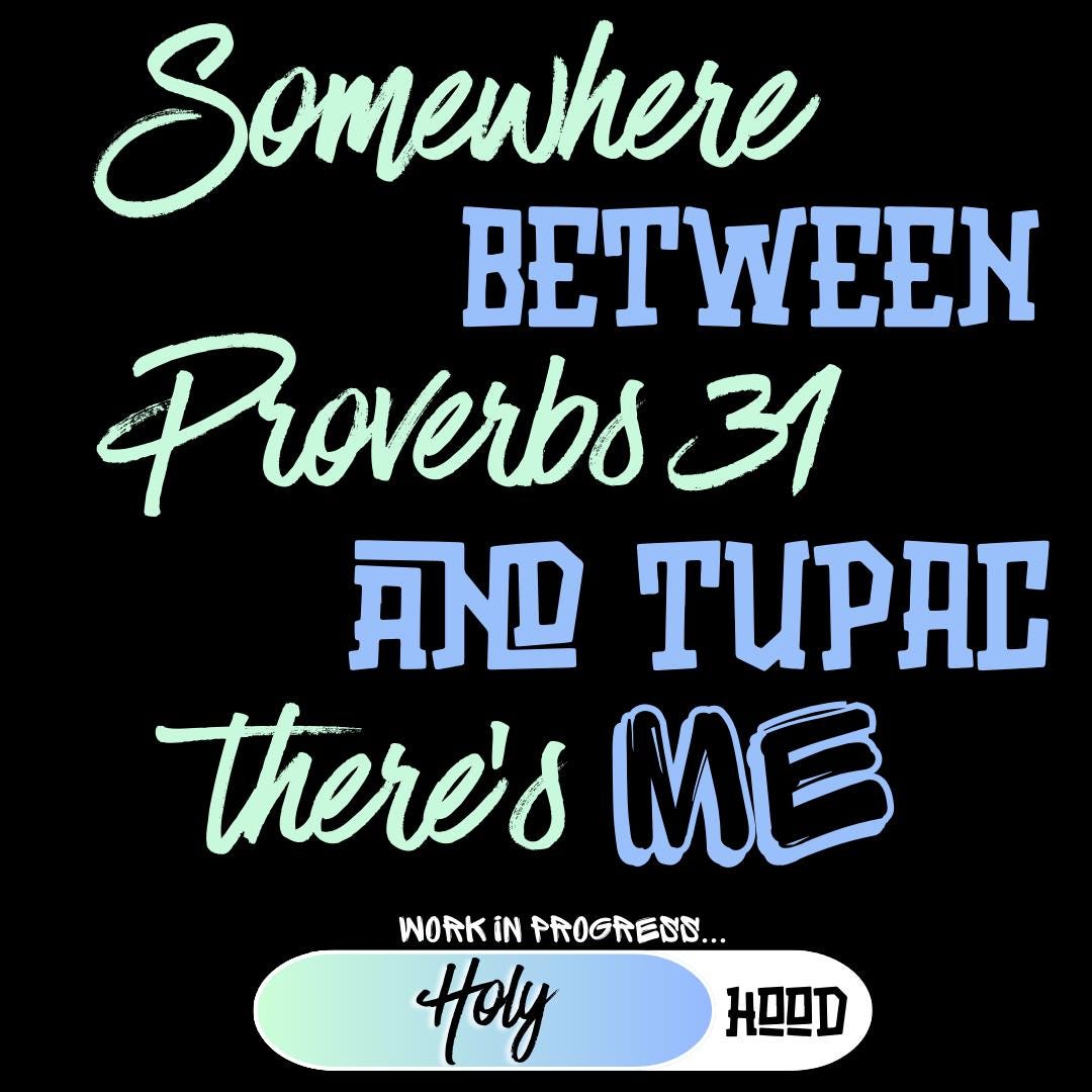 Proverbs 31 and Tupac Holy and Hood - Etsy