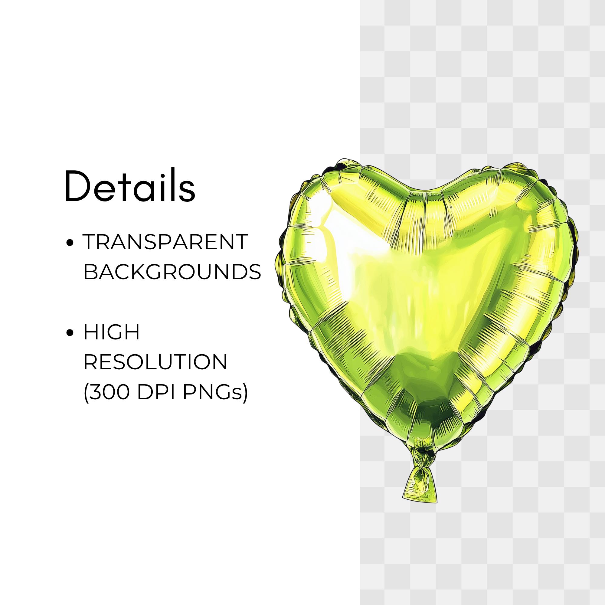 Lime Green Foil Balloon Number Clipart Green Foil Balloon Clipart Party ...