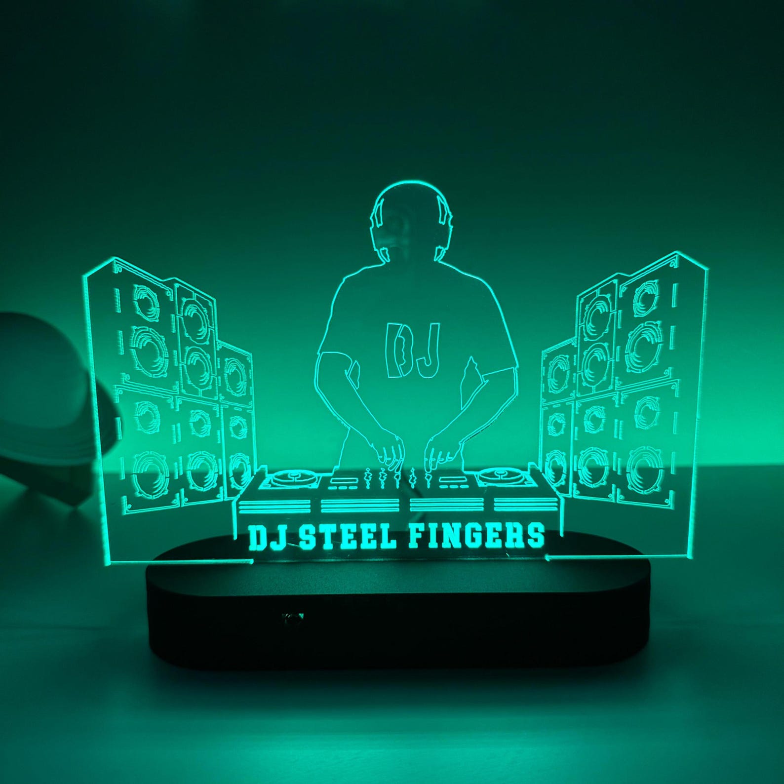 Personalized DJ Player Night Light, DJ Music 3D LED Illussion, Music ...