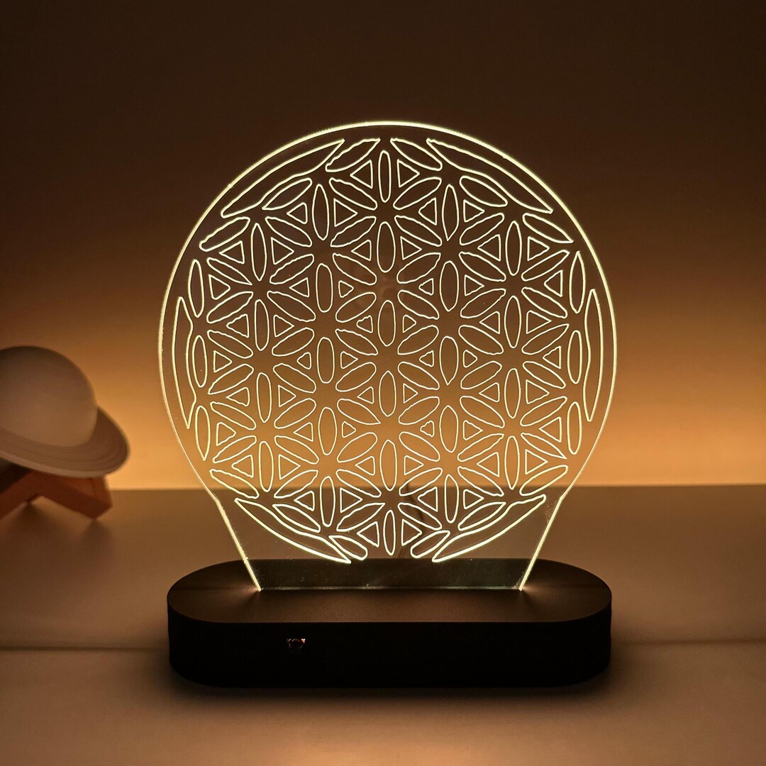 Tree of Life 3D Night Light, Family Tree Desk Lamp, Gift for ...