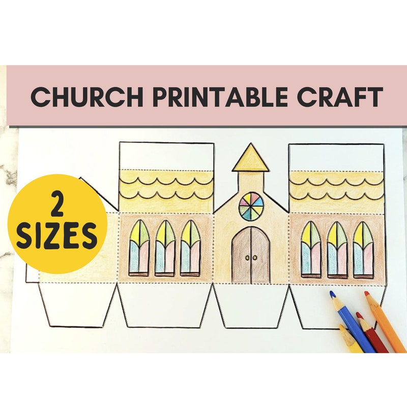 Church Building Box - Etsy