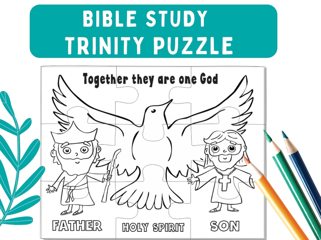 Holy Trinity Sunday School Puzzle Worksheet, Catholic Craft, Bible ...