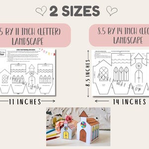 Printable Paper Church, Paper Church Kit, Sunday School Craft, Instant ...