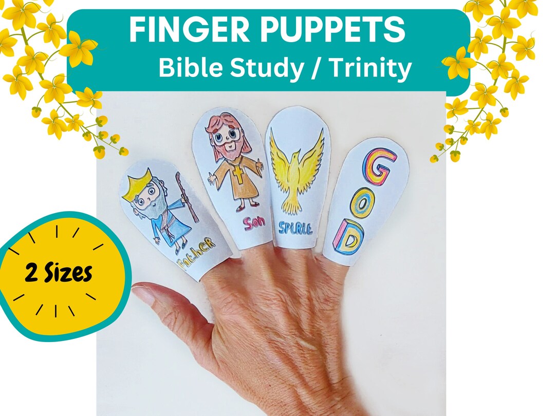 Holy Trinity Sunday School Activity Sheet, Finger Puppets, Catholic ...