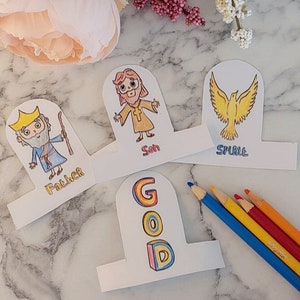 Holy Trinity Sunday School Activity Sheet, Finger Puppets, Catholic ...